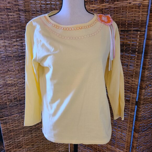 Marisa Christina | Tops | Vtg Nwt Marisa Christina Blouse Daffodil ...